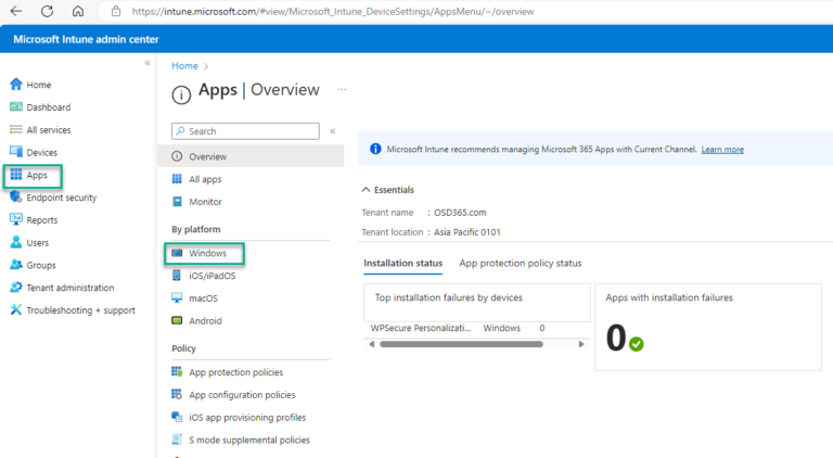 Deploy Outlook Signature Using Microsoft Intune