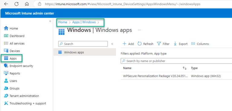 Deploy Outlook Signature Using Microsoft Intune
