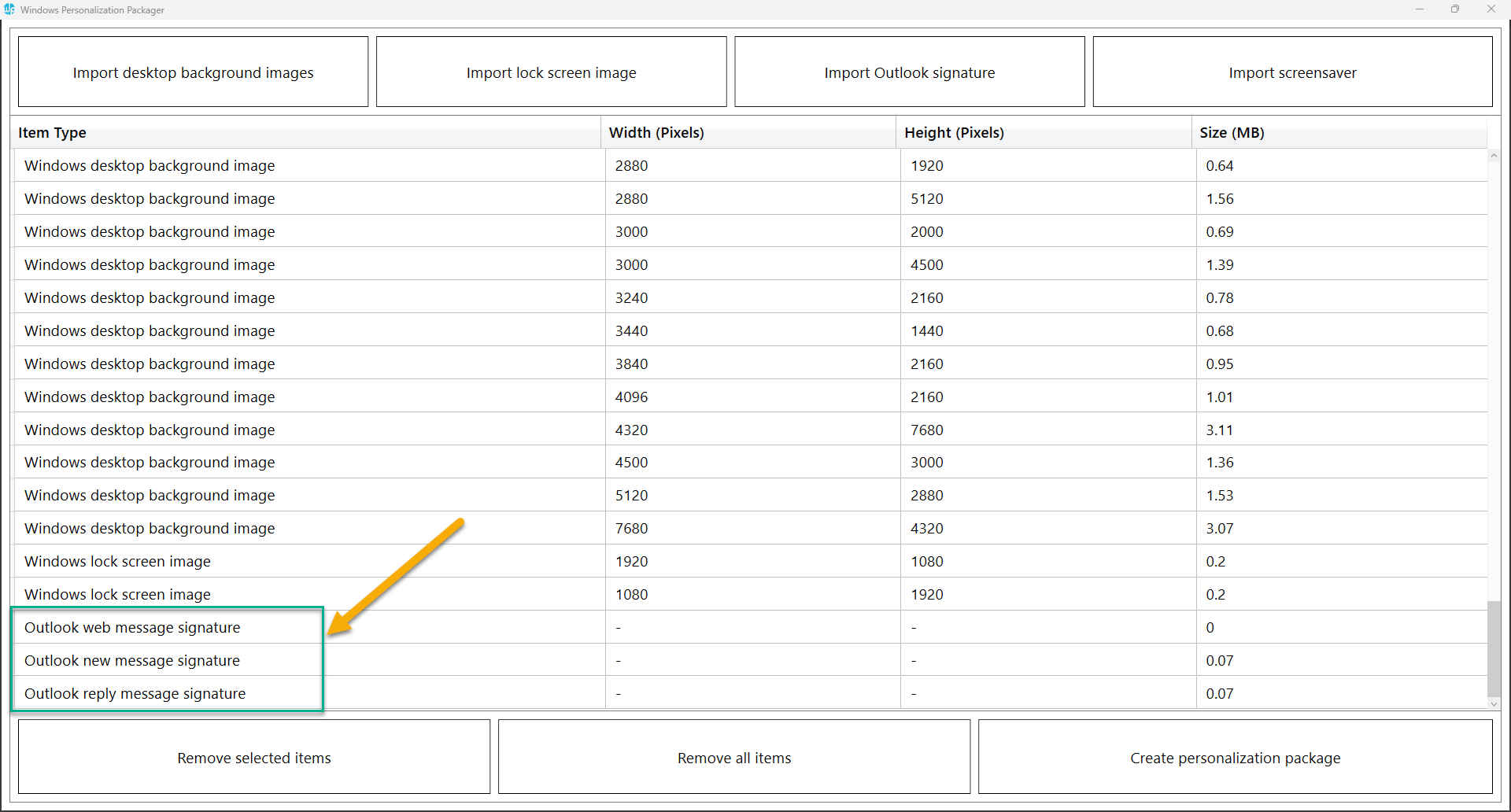 Deploy Outlook Signature, Desktop Wallpapers, Screensavers & Lock screen