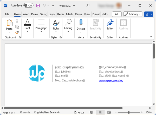 Deploy Outlook Signature Using Microsoft Intune