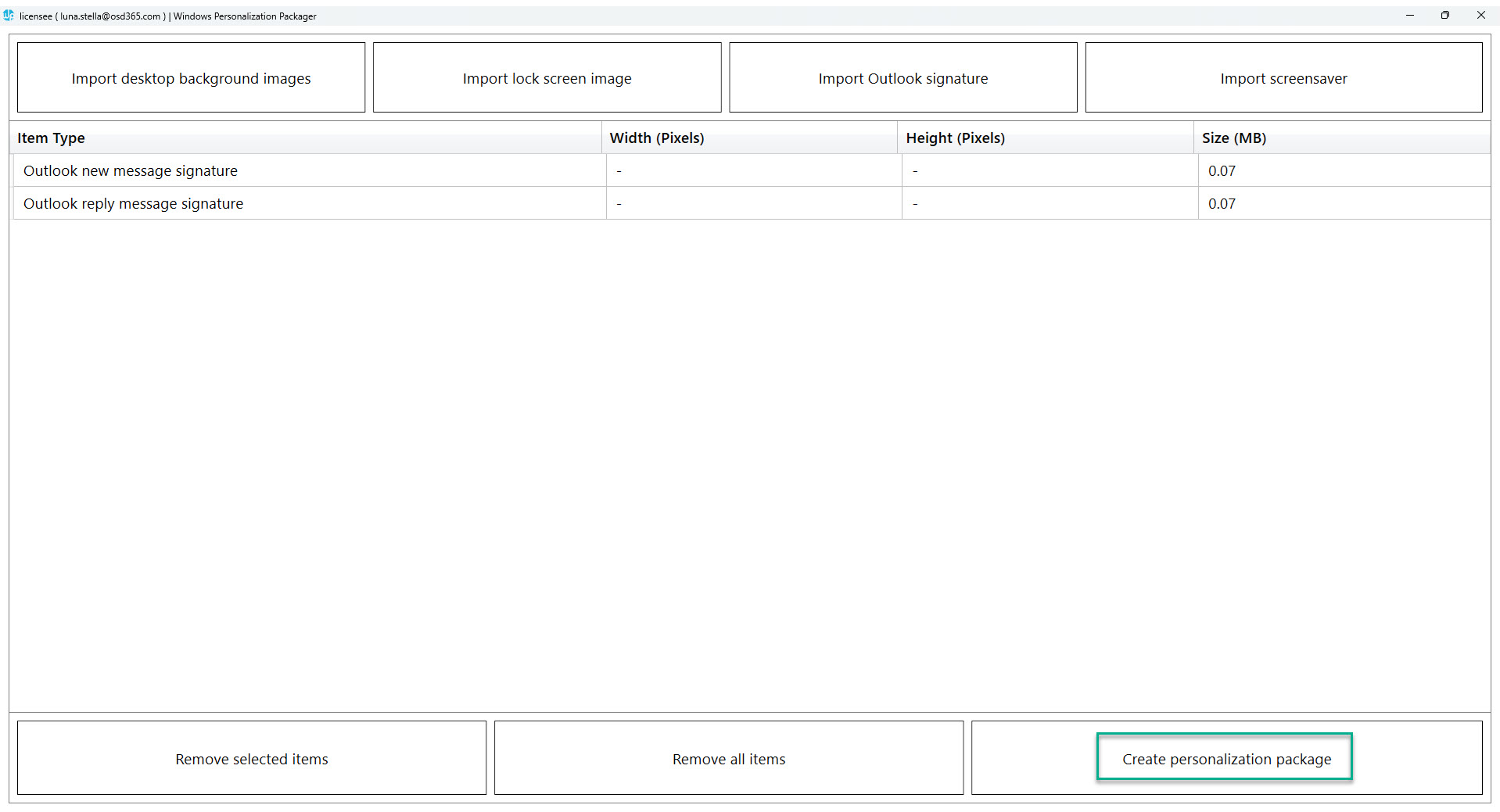 Deploy Outlook Signature Using Microsoft Intune