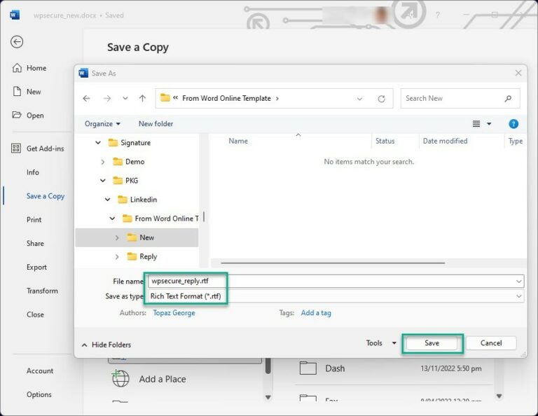Deploy Outlook Signature Using Microsoft Intune